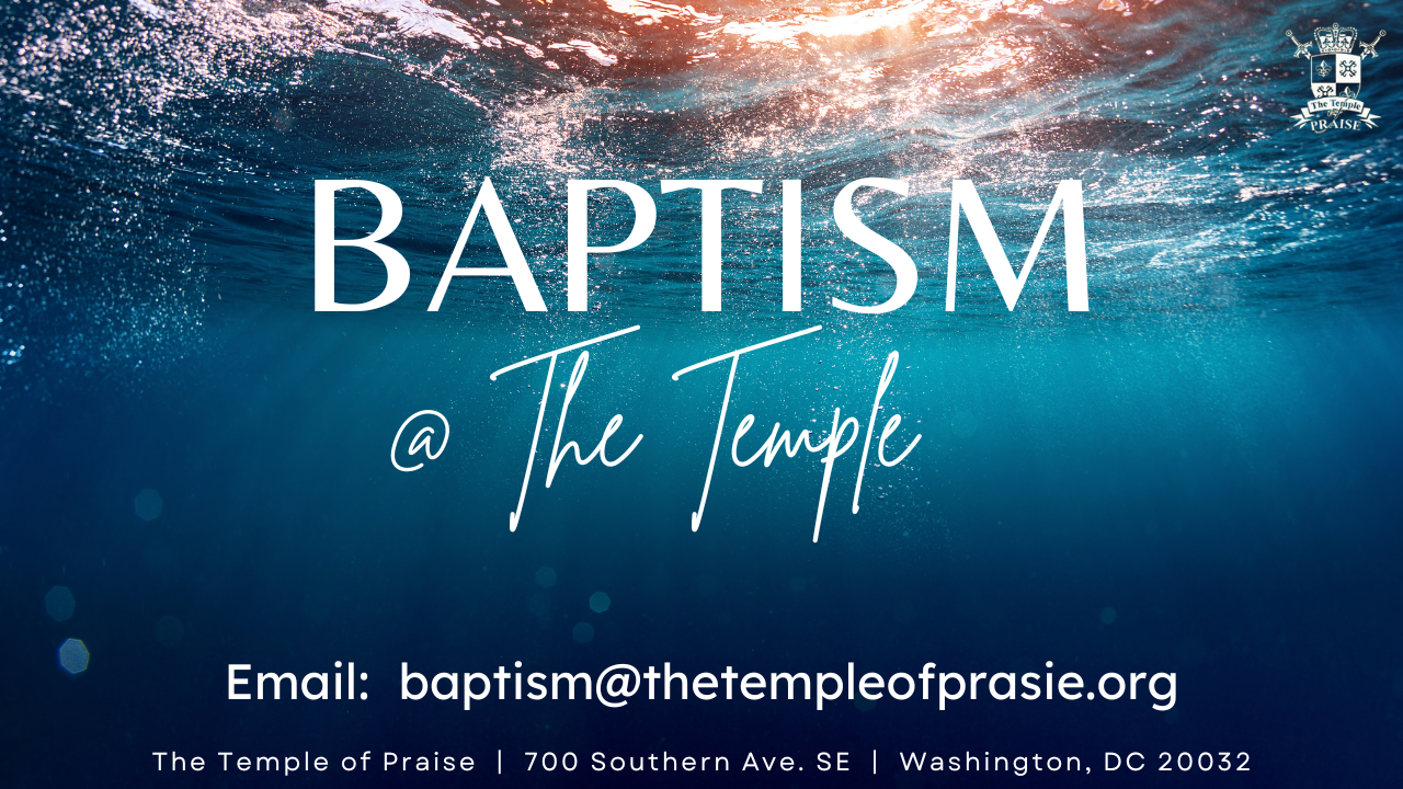 Baptism Service » The Temple of Praise