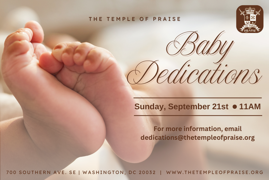 Baby Dedication Service » The Temple of Praise
